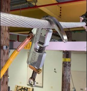 Raptor Overhead Ground Clamp | Meta Design & Manufacturing